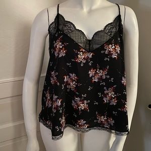 1. State | Tops | State Heritage Bloom Black Lace Racerback Camisole ...